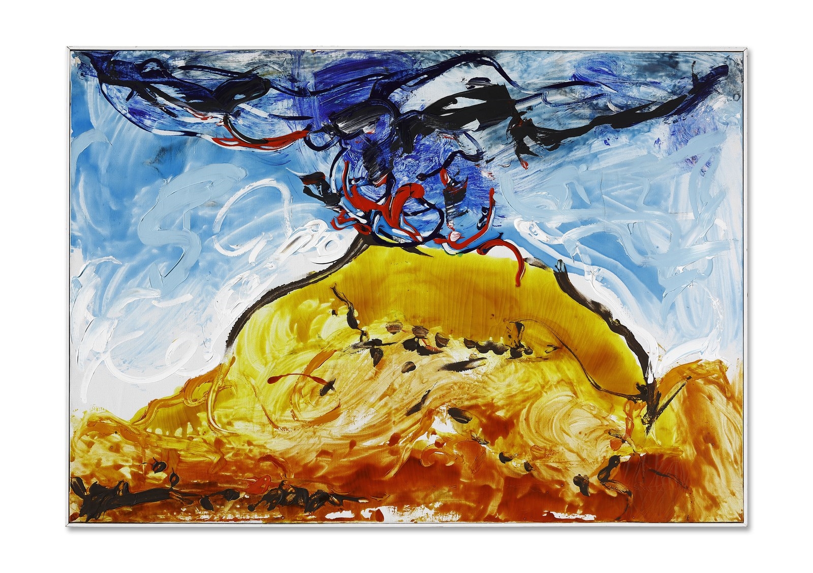 Mario Schifano | Vulcano. (1987) | MutualArt