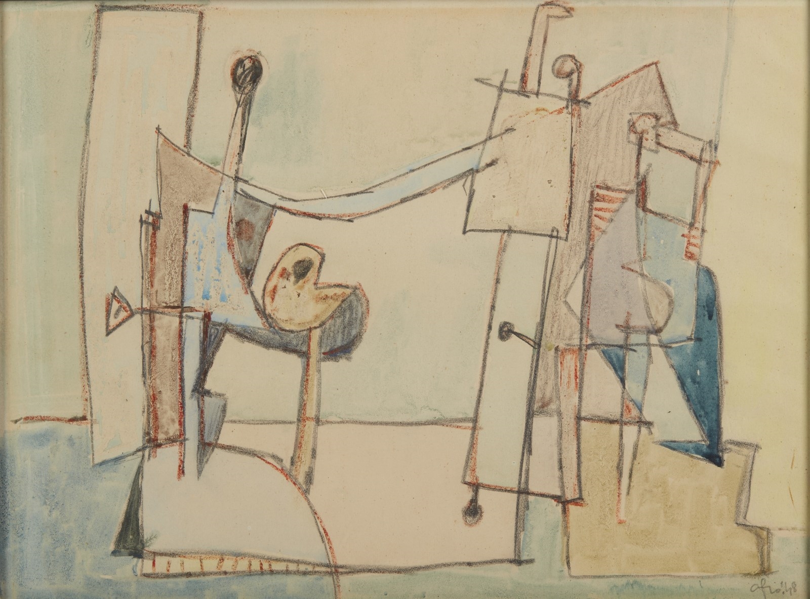 Afro Basaldella | Untitled. (1948) | MutualArt