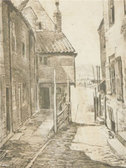 Featherstone Robson | Figures on a street | MutualArt