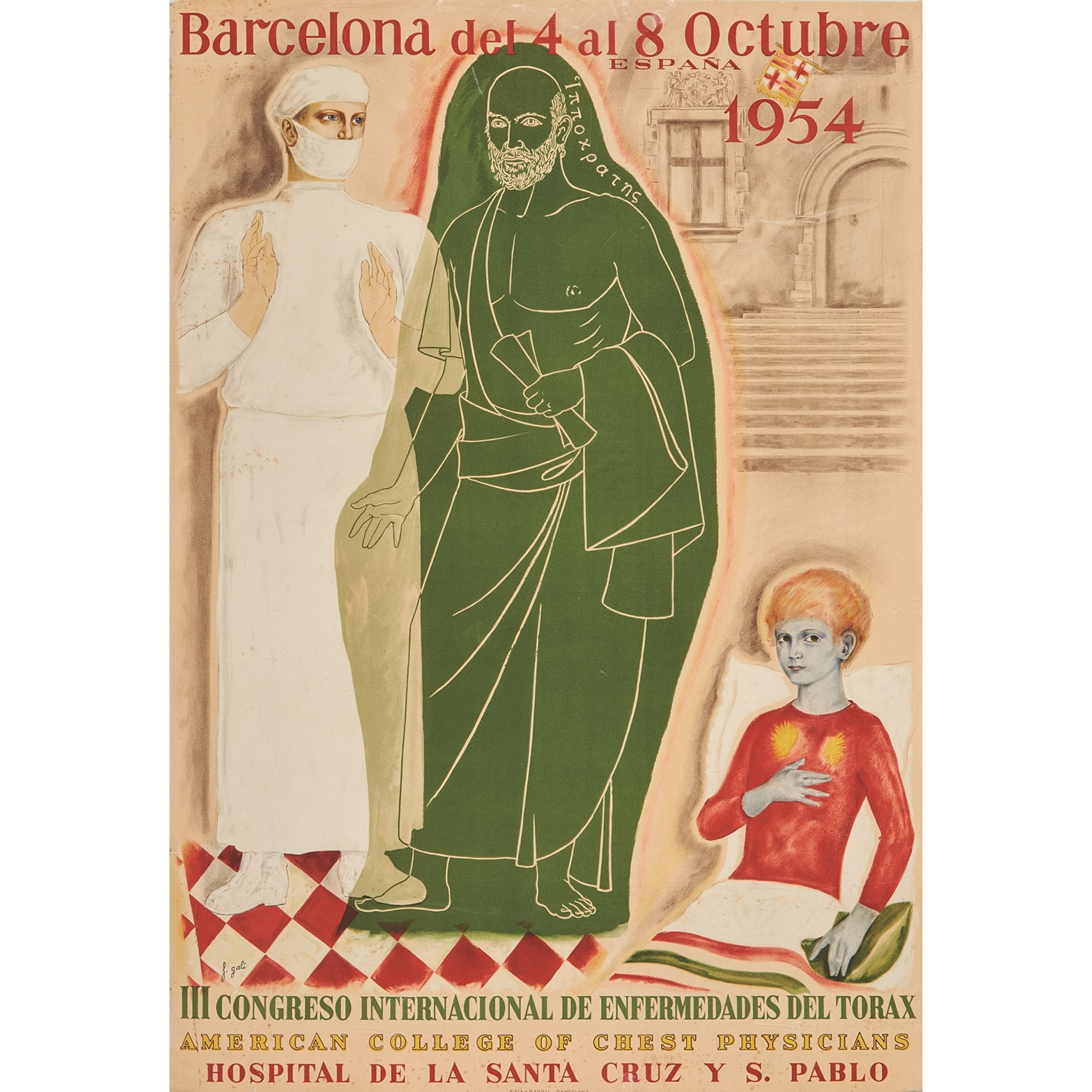 Francesc d'Assís Galí Fabra | Cartel publicitario del III Congreso ...