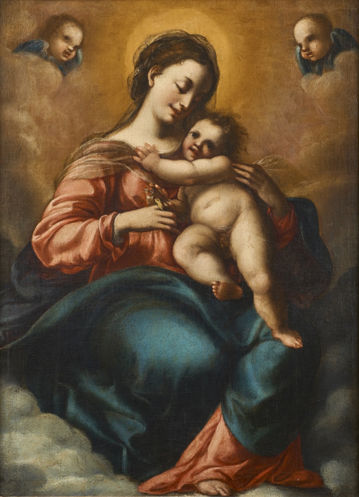 Italian School, 16th Century | Madonna with Child and goldfinch | MutualArt