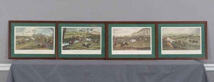 Francis Calcroft Turner | Vale of Aylesbury Steeplechase: Plates 1-4 ...