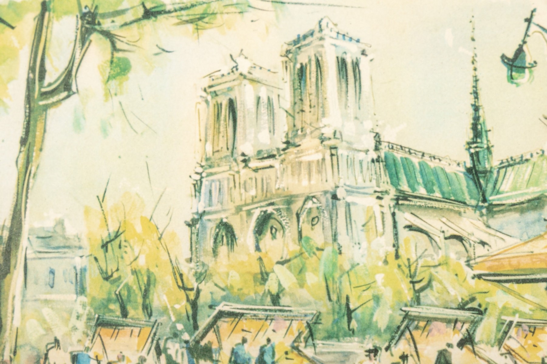 Marius Girard | View Of Notre Dame And Bouquinistes | MutualArt