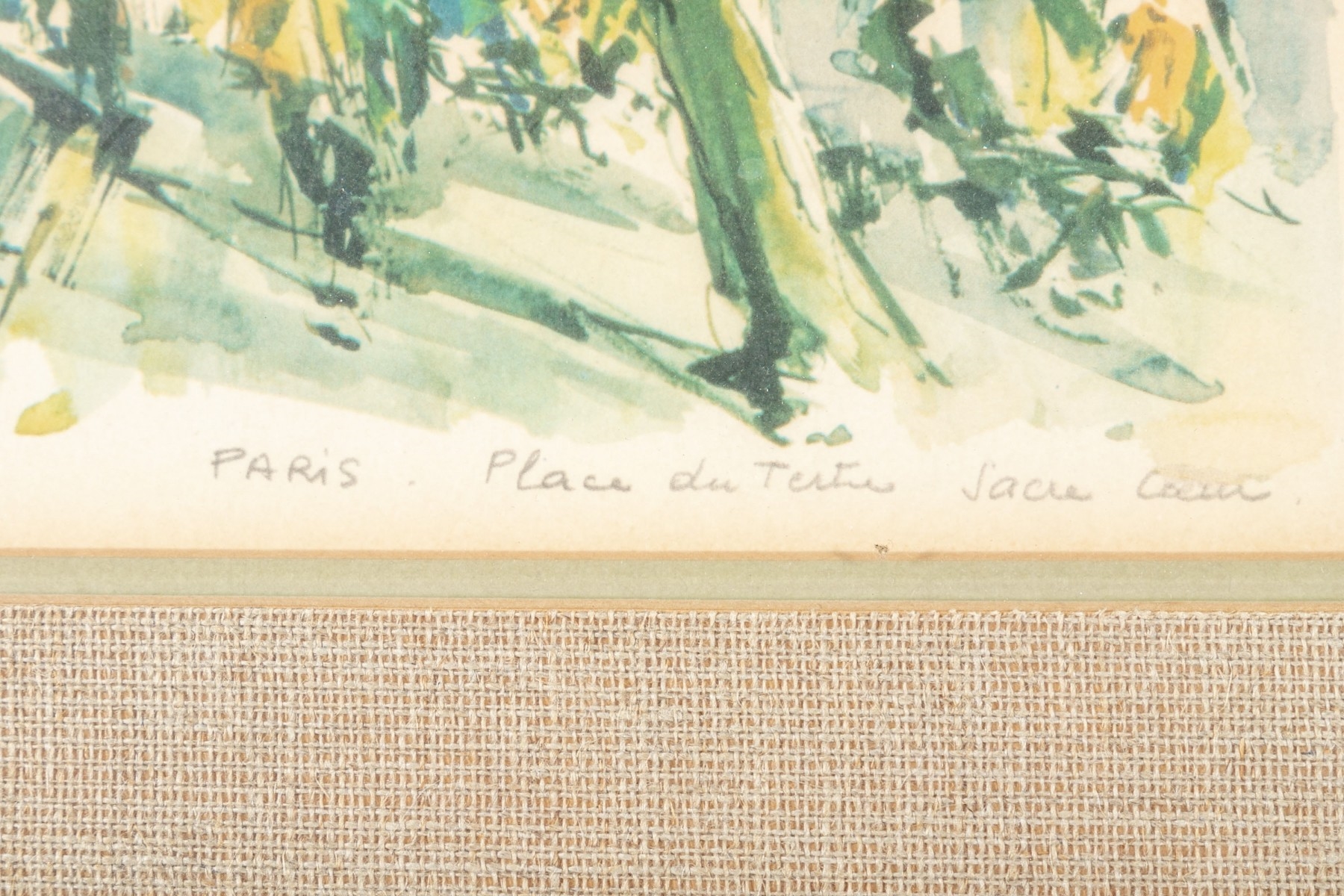 Marius Girard | Paris Sacre Coeur Montmartre Street Scene | MutualArt