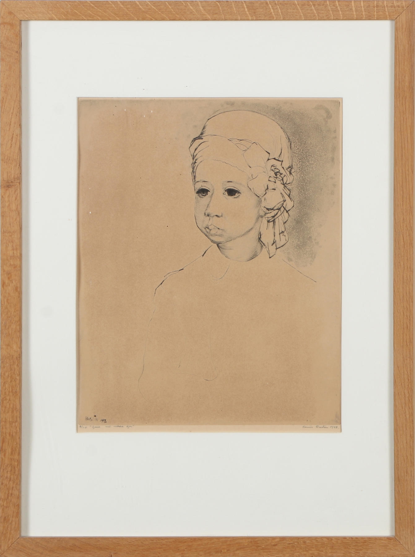 Louis Bastin | Gosse med mörka ögon | MutualArt