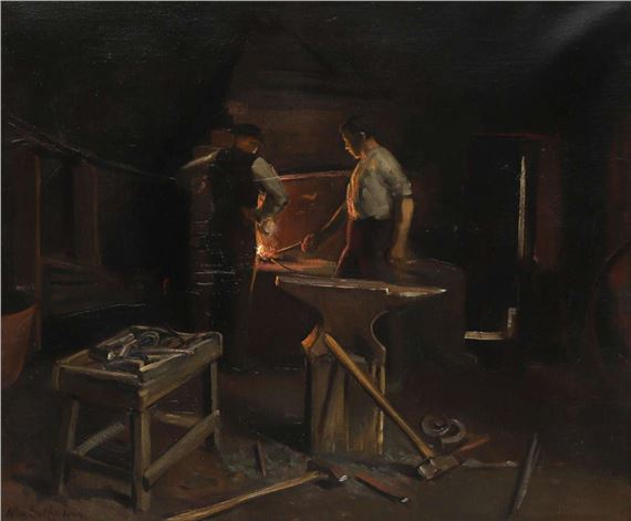 Alan Sutherland | ‘In de Smidse’ | MutualArt