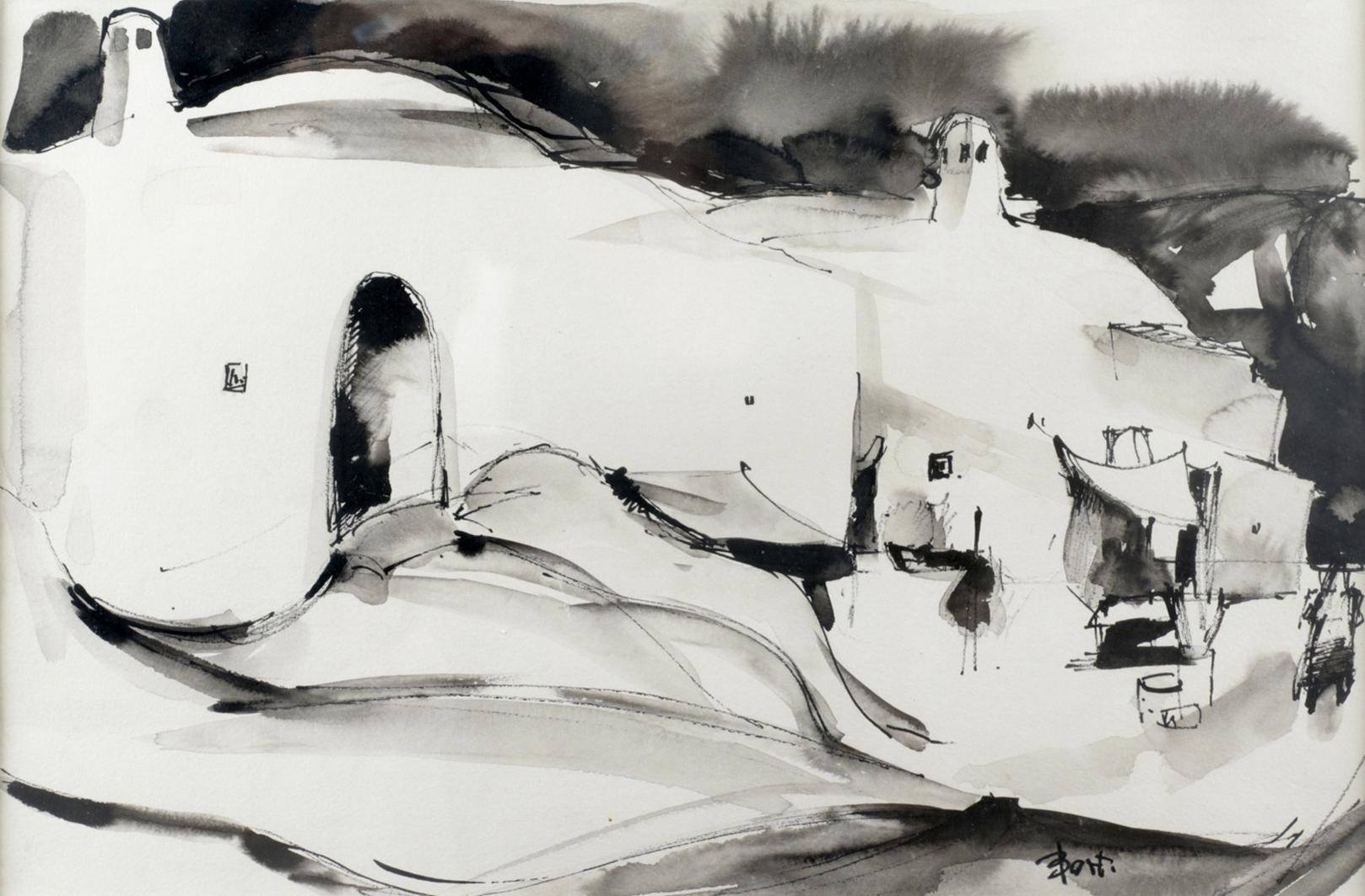 Antonie Louis Koster | Landschap met gebouwen | MutualArt