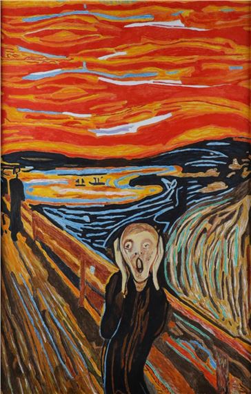 Schreeuw Edvard Munch De Schreeuw Betekenis Ansichtkaart, Munch, De