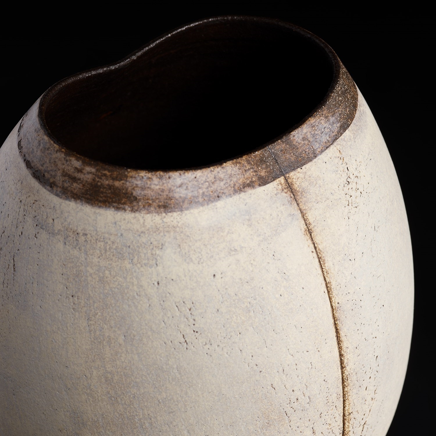 Hans Coper | Composite form with vertical impressions | MutualArt