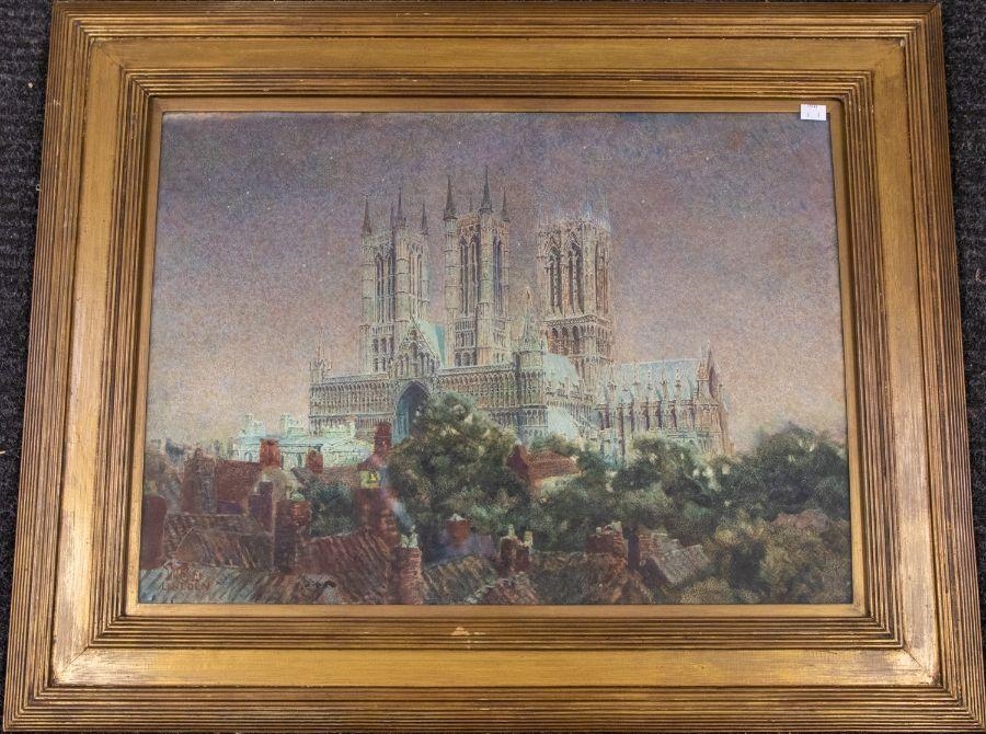 William Wiehe Collins | Lincoln Cathedral by Moonlight | MutualArt