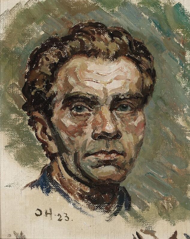 Oluf Kristian Alexander Høst | Portrait of Rudolf Broby-Johansen (1923 ...