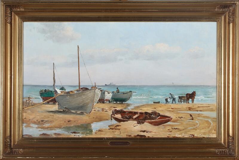 Christian Blache | Coastal scenery from Hirsthals (1912) | MutualArt