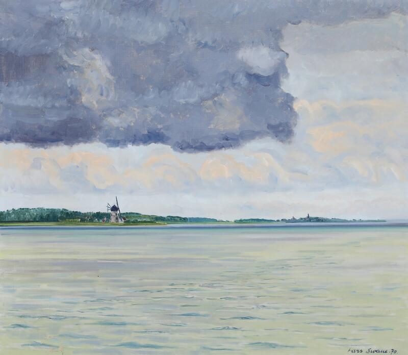 Lars Swane | Fra stranden ved Lindø (1970) | MutualArt
