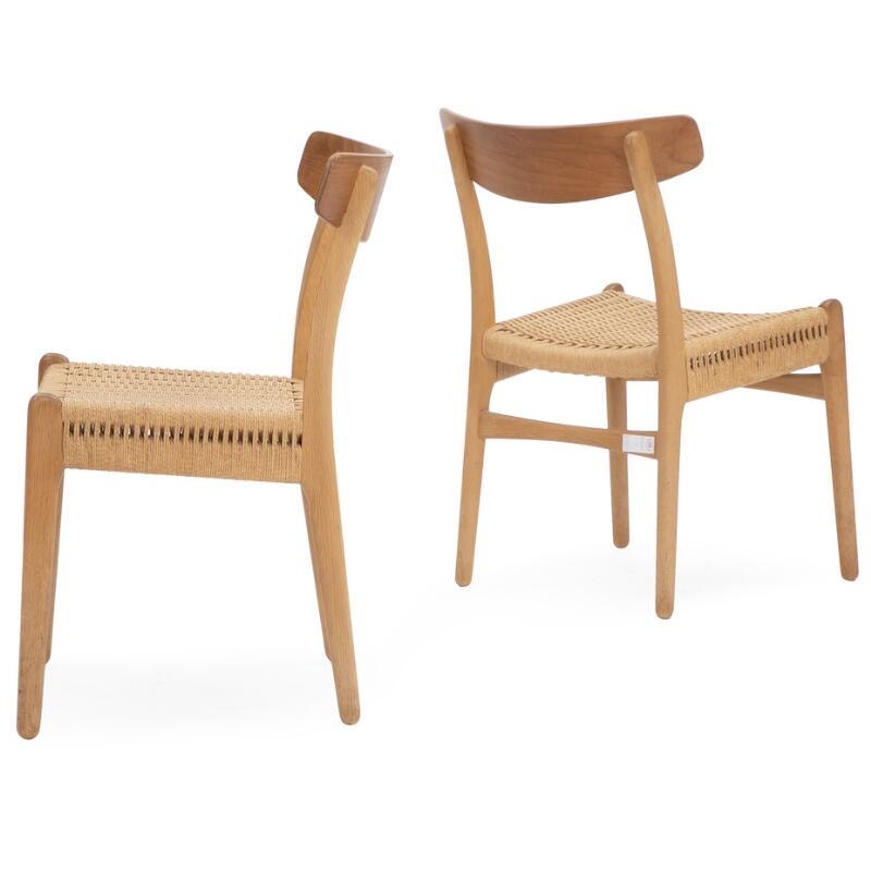 Hans J. Wegner | CH 23; chairs | MutualArt