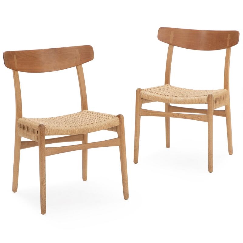 Hans J. Wegner | CH 23; chairs | MutualArt