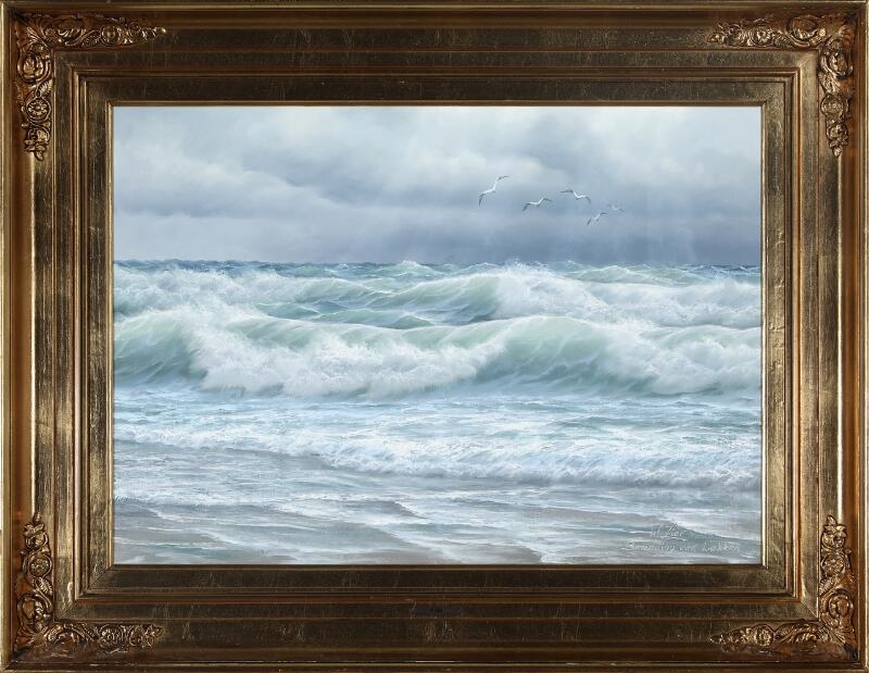 Wolmer Zier | Coastal scenery from Løkken | MutualArt