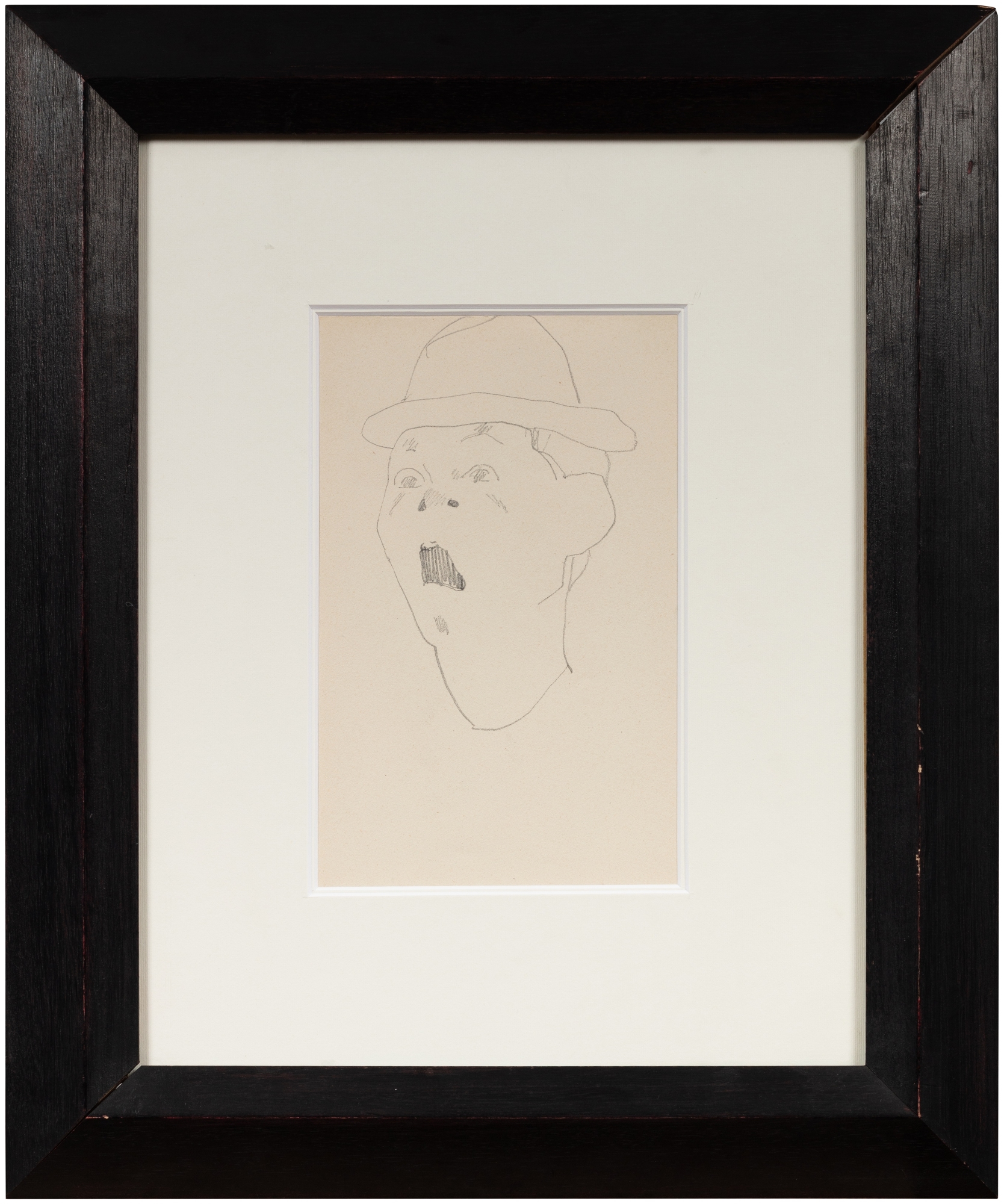 Amedeo Modigliani | Tête de clown ébahi, étude pour la peinture de ...