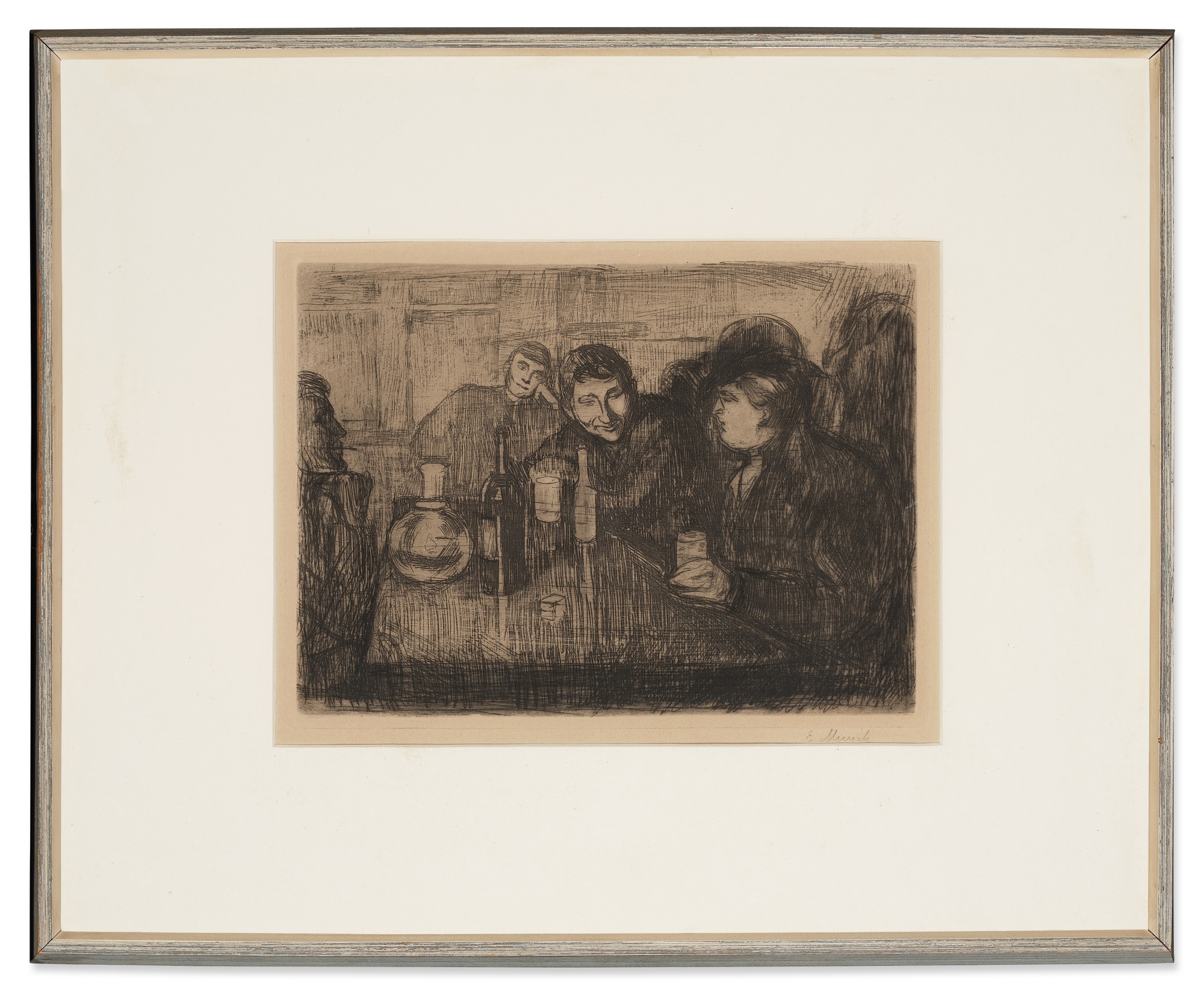 Edvard Munch | Kristiania Bohemians I (1895) | MutualArt