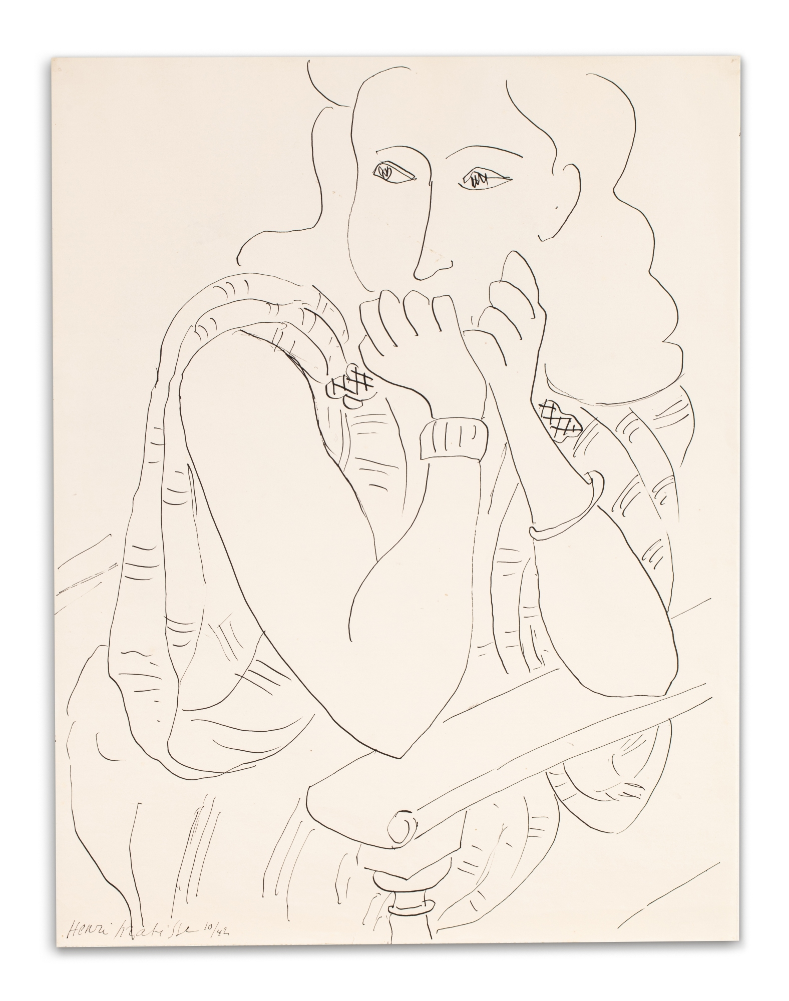 Henri Matisse | Femme accoudée (1942) | MutualArt
