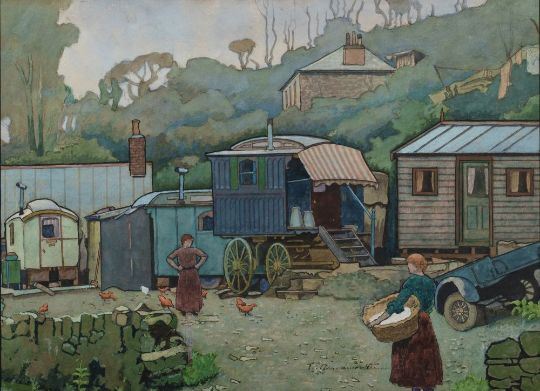 Thomas Maidment | *Thomas Maidment (British 1871-1952) Caravan Ground ...