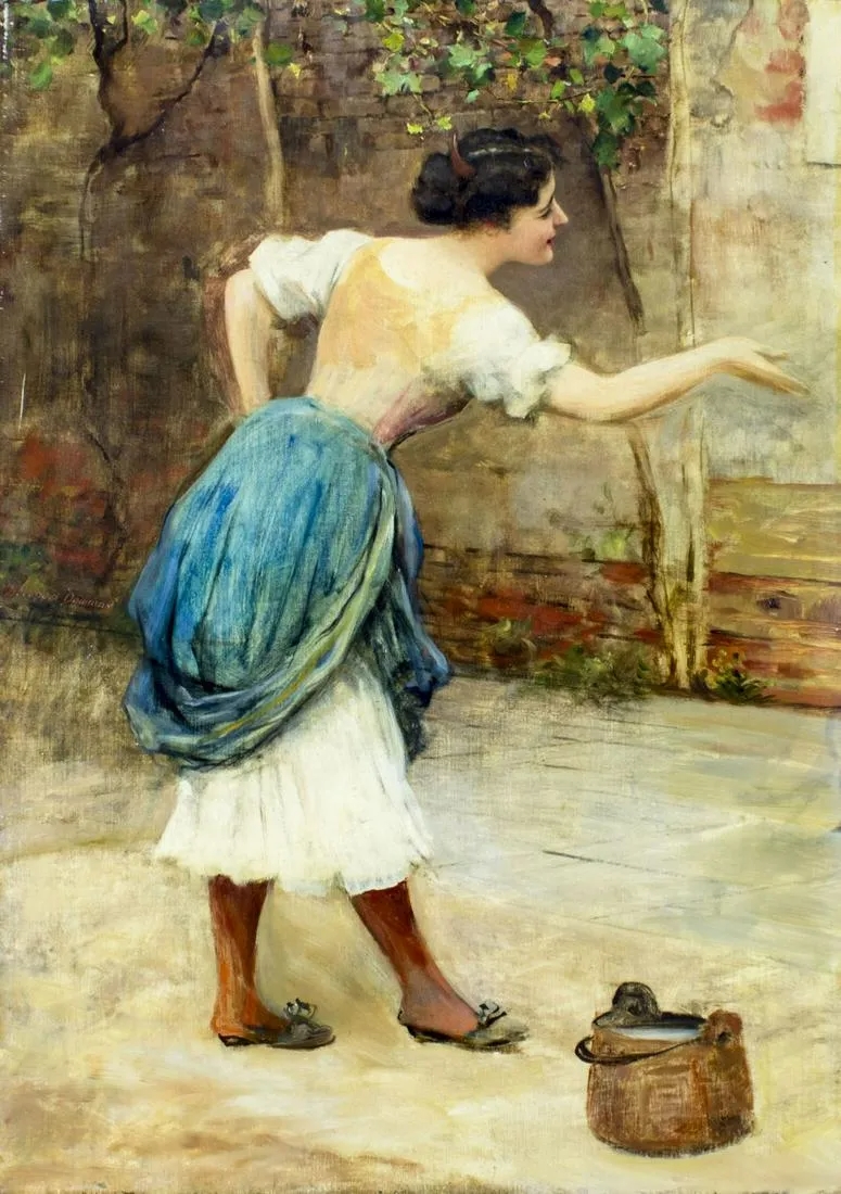 Delapoer Downing | Young Maiden | MutualArt