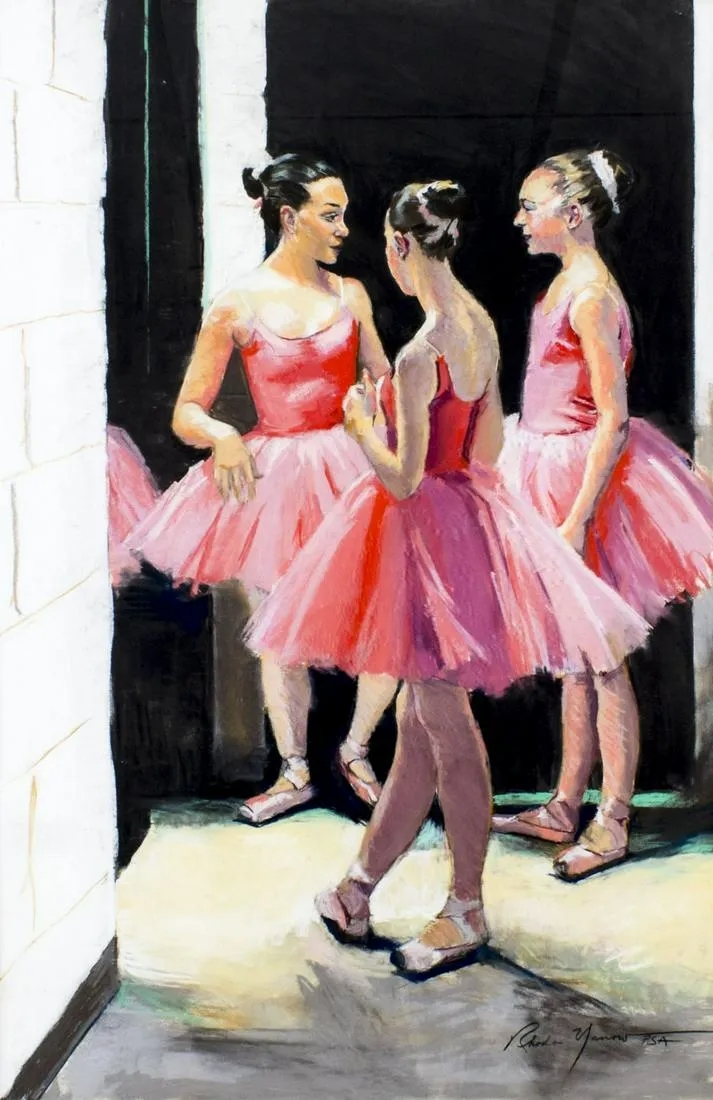 Rhoda Yanow | Three Ballerinas | MutualArt