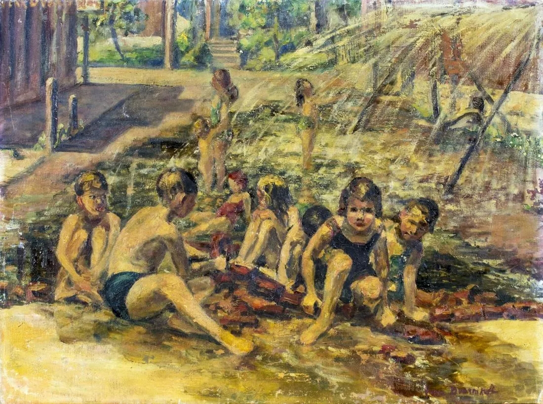 Vera Dvornikoff | Children Playground | MutualArt