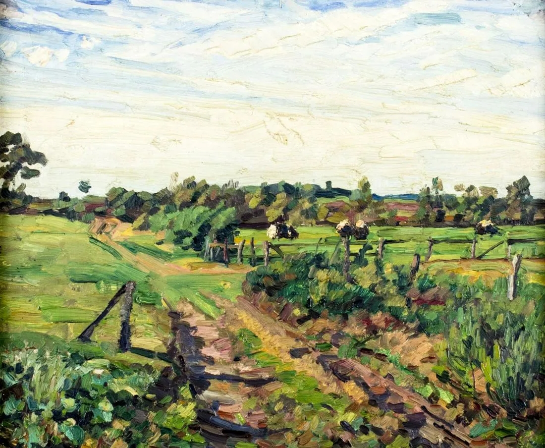 Karl Dahl | Country Landscape | MutualArt