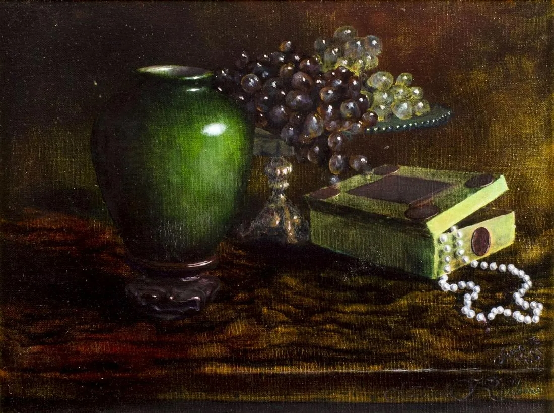 Christopher Robbins | Still Life with Vase and Jewelry Box | MutualArt
