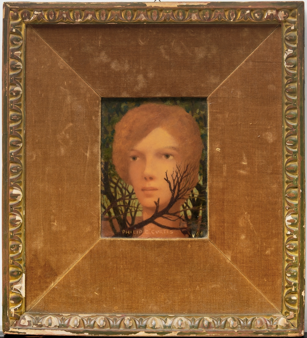 Philip Campbell Curtis | Girl among trees (1964) | MutualArt