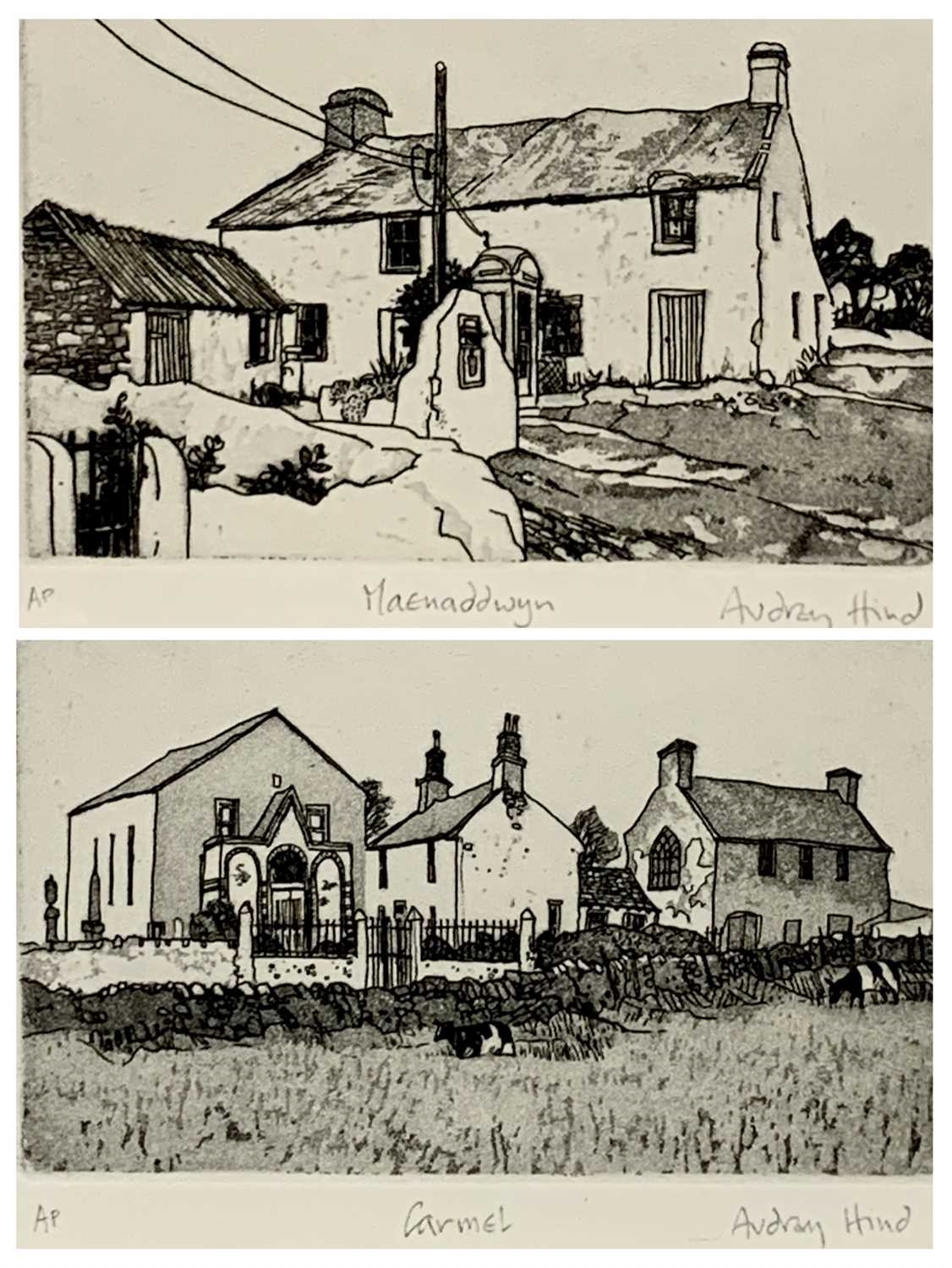 Audrey Hind | AUDREY HIND black and white artist's proof etchings ...