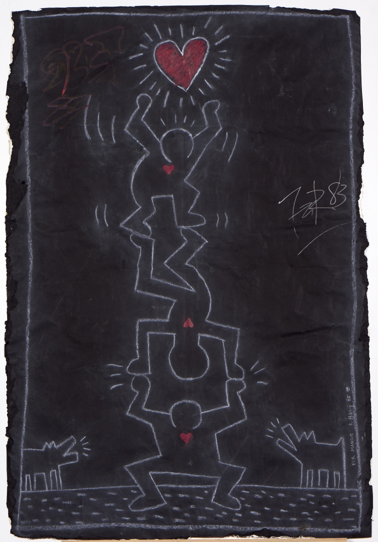 Keith Haring | Subway drawings (1985) | MutualArt