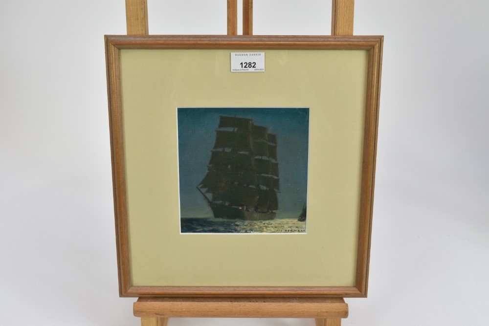 Frederick Bertrand Harnack | Ship under full sail | MutualArt