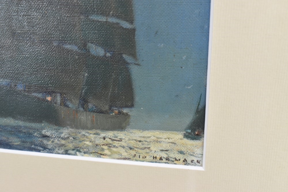 Frederick Bertrand Harnack | Ship under full sail | MutualArt