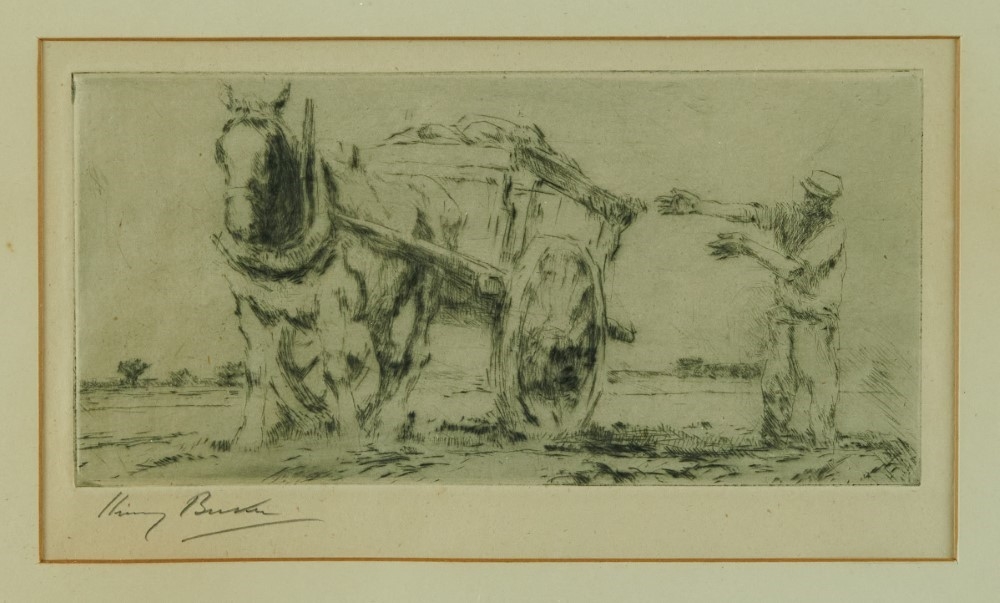 Harry Becker | Loading the Wagon | MutualArt