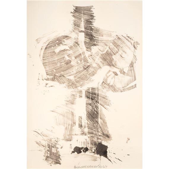 Robert Rauschenberg | Moon Rose, from Stoned Moon (1969) | MutualArt