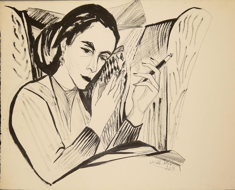 Will Sohl | Frauenportraits, Sammlung von 18 Zeichnungen | MutualArt