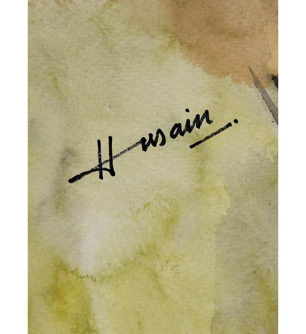 Maqbool Fida Husain | India-Maqbool Fida Husain 1915-2011 Mother Teresa ...