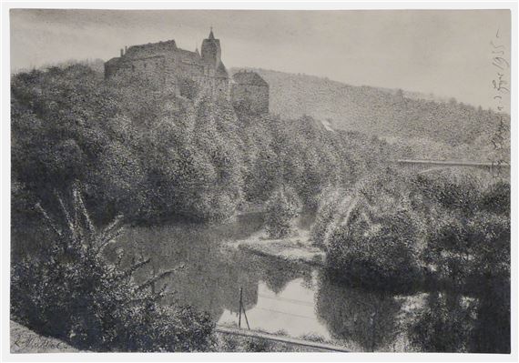 Richard Müller | Burg Elbogen an der Eger (1935) | MutualArt