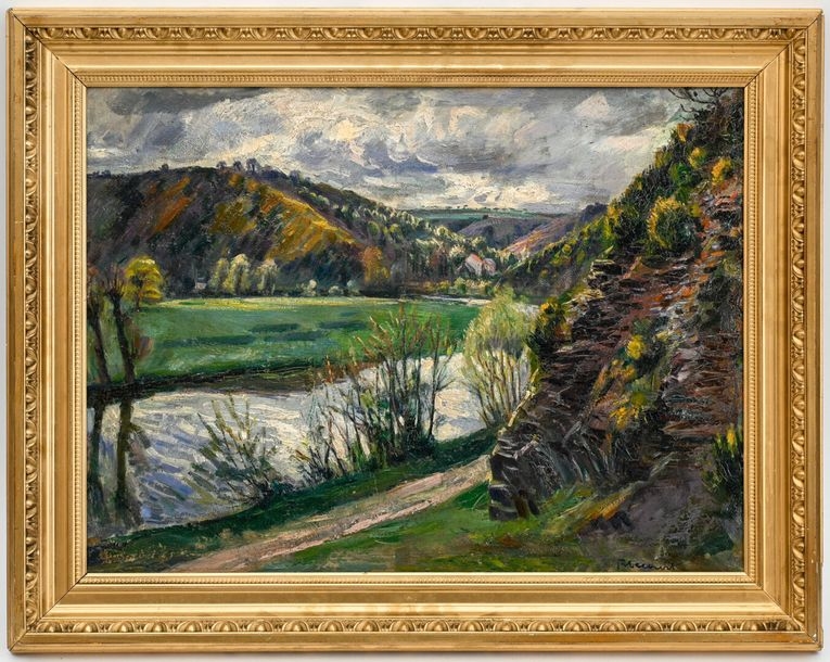 Raymond Louis Lecourt | The loop of the Orne | MutualArt