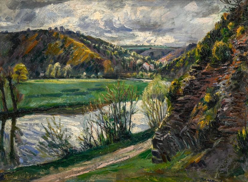 Raymond Louis Lecourt | The loop of the Orne | MutualArt