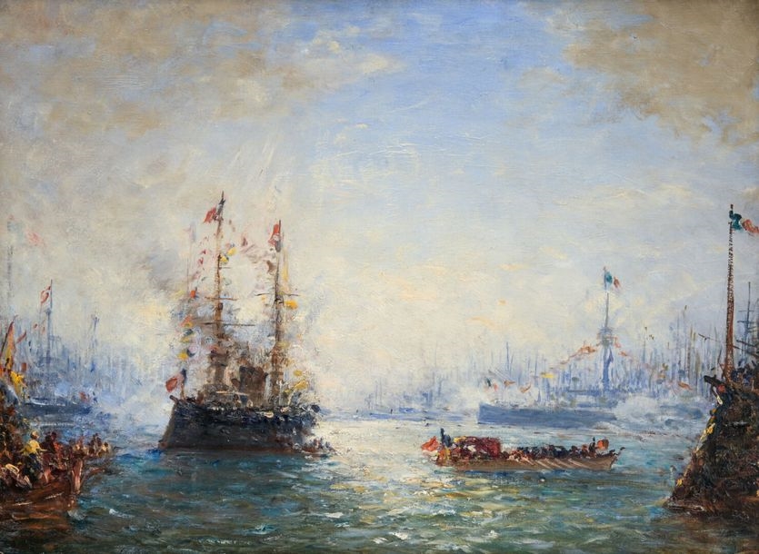 Félix Ziem | View of Constantinople | MutualArt