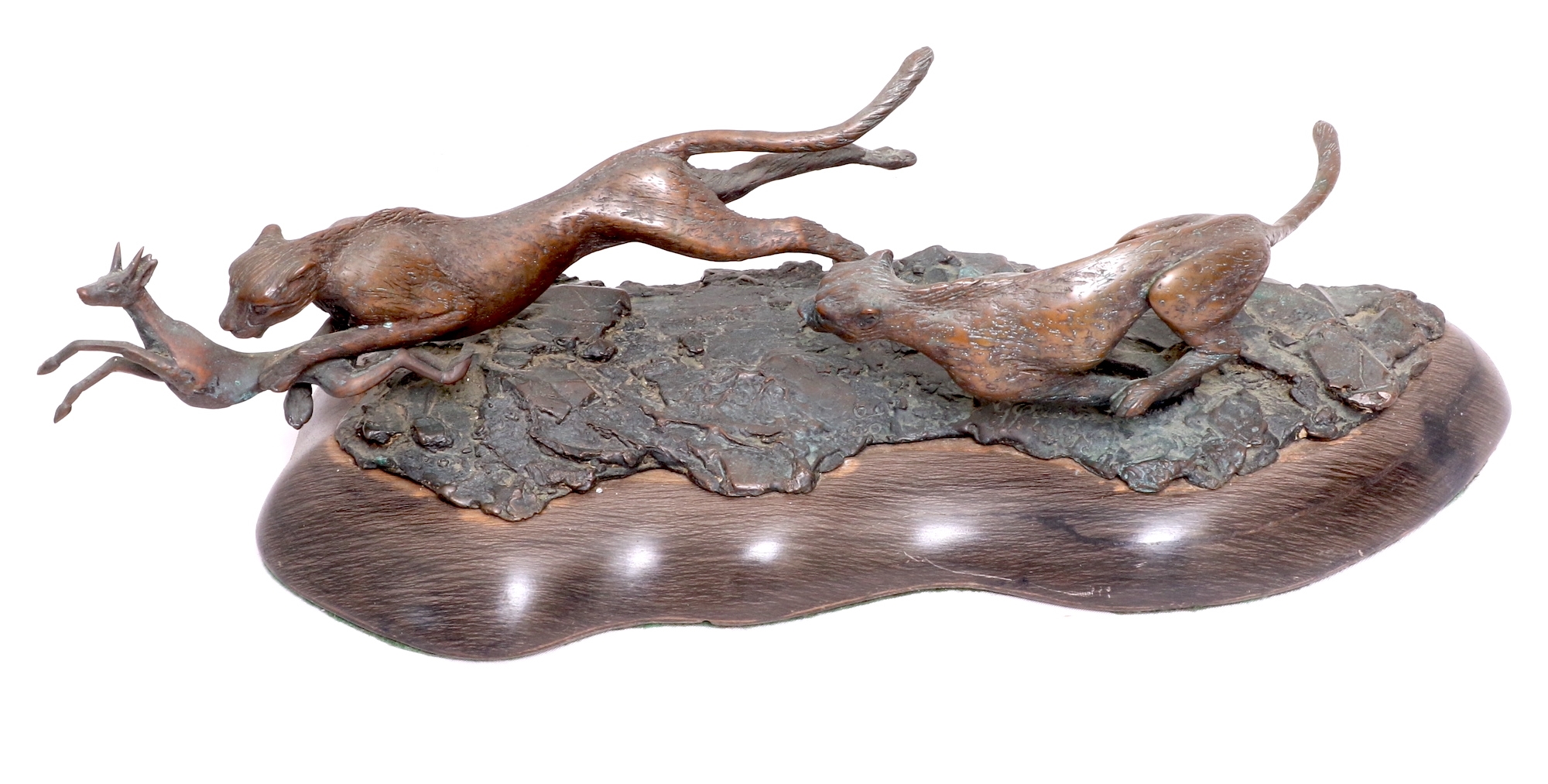 Graham Quinn | CHEETAS CHASING AN ANTELOPE | MutualArt