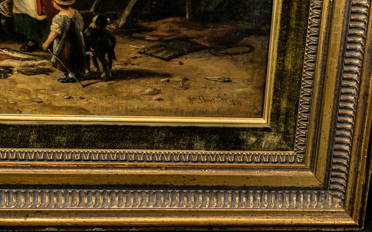 William Shayer Sr. | Fisherman on a beach with his catch | MutualArt