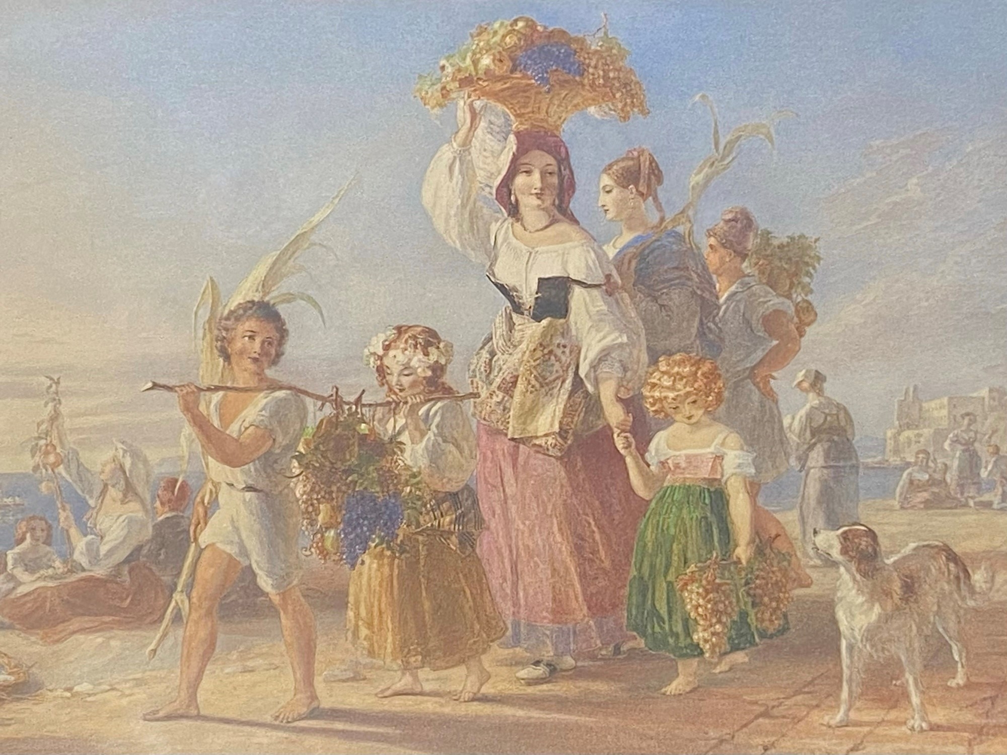 Thomas Uwins | Neapolitan Peasants On Their Way To The Festa Di Pie Da ...