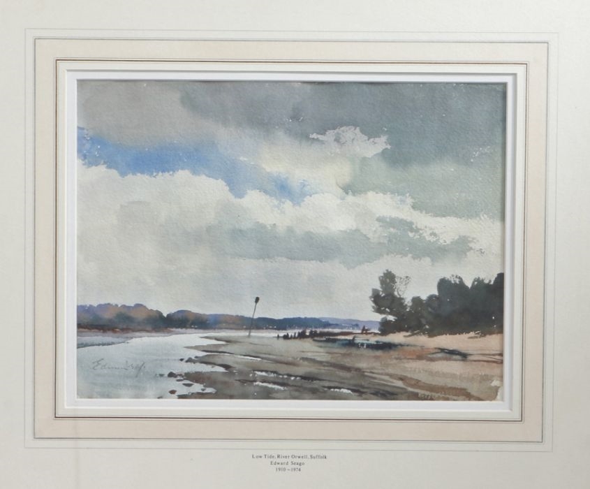 Edward Brian Seago | 'Low Tide, Orwell' | MutualArt