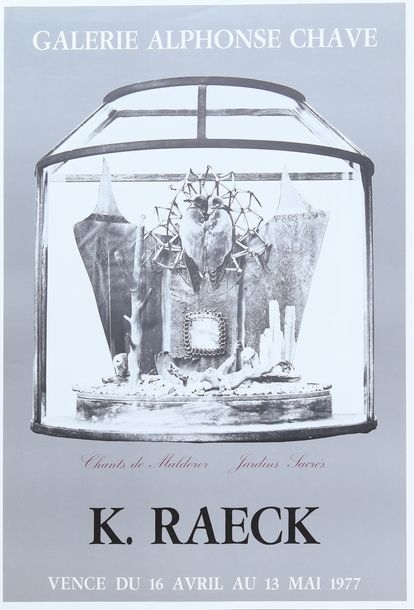 Karina Raeck | Affiche de l'exposition chants de Maldoror et Jardins ...