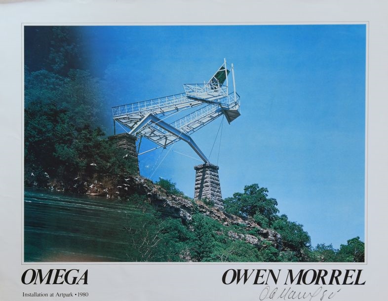 Owen Morrel | OMEGA Affiche pour une installation Art Park en 1980 ...