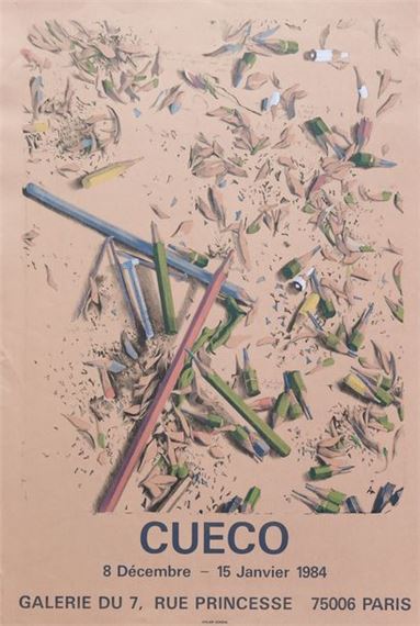 Henri Cueco | Affiche pour l'exposition à la Galerie du 7, Rue ...