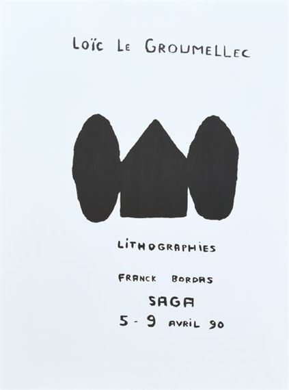 Loïc Le Groumellec | Affiche de l'exposition au SAGA du 5 au 9 avril ...